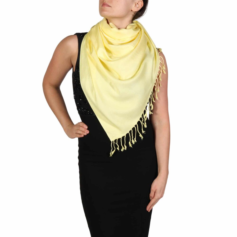 Yellow Pashmina Shawl Scarf Wrap | York Shawls