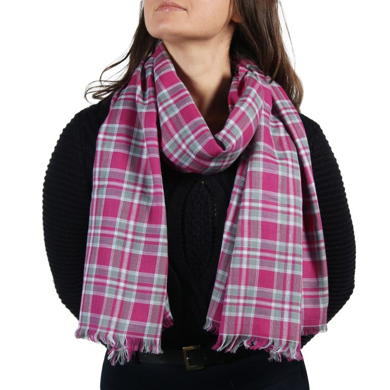 Tartan Pashmina Shawl Wrap - Drummond Of Perth - York Shawls
